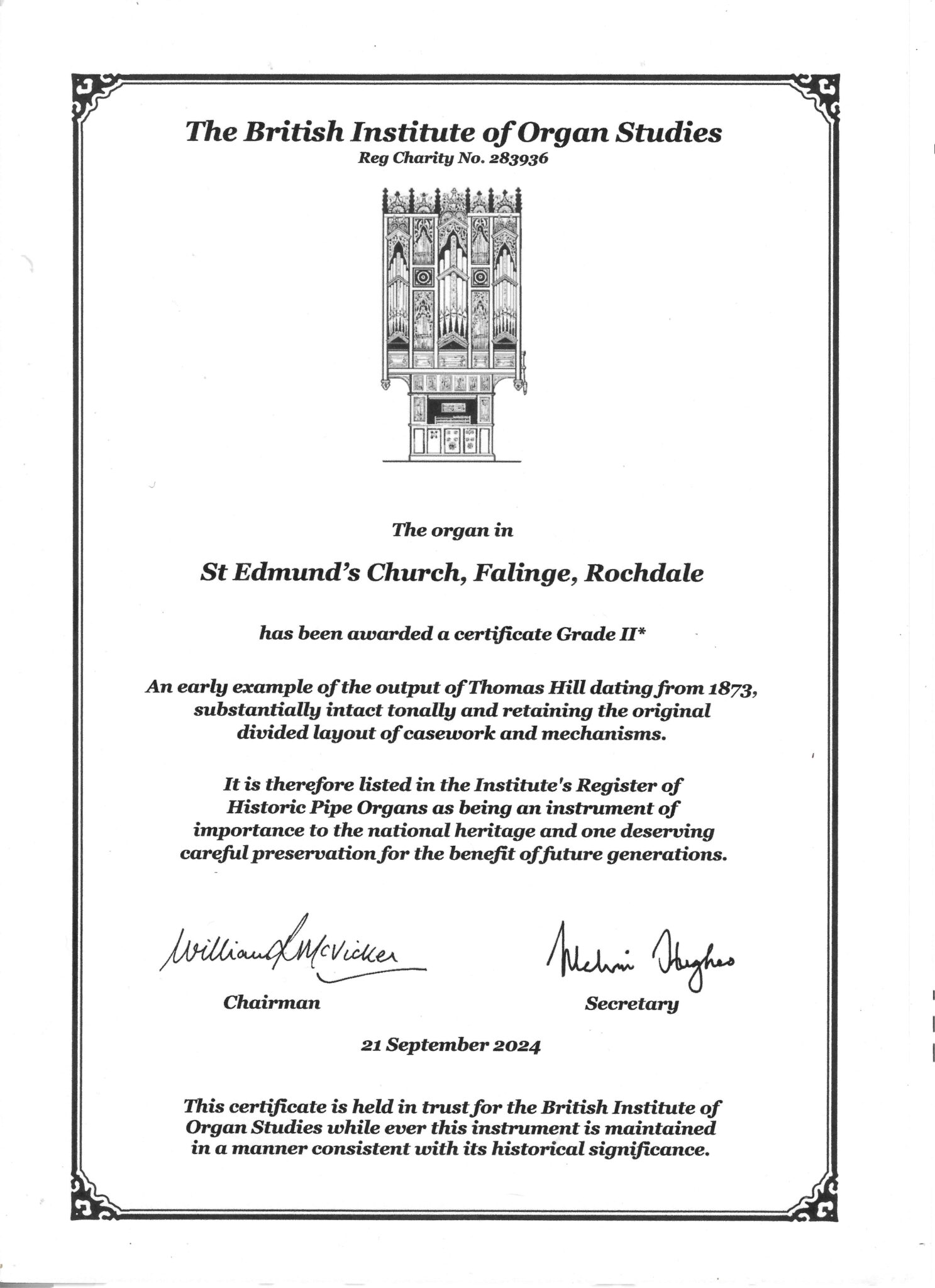 St Edmund’s Church Organ Awarded Grade II Listed Status by BIOS ...